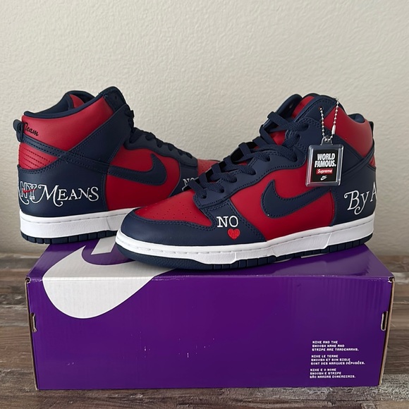 Supreme | Shoes | New Nike Supreme Sb Dunk High Og Mens 9 | Poshmark